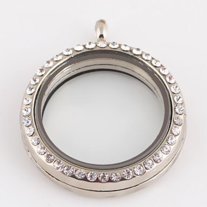 Glass Magnetic Locket Necklace for My Floating Charms Origami | Etsy