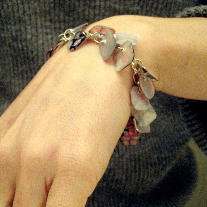 Custom RESIN Photo Memory Charm Cha Cha Bracelet Made With - Etsy