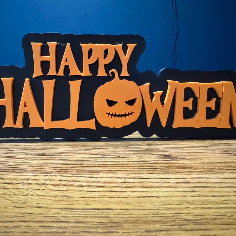 Happy Halloween Sign - Etsy