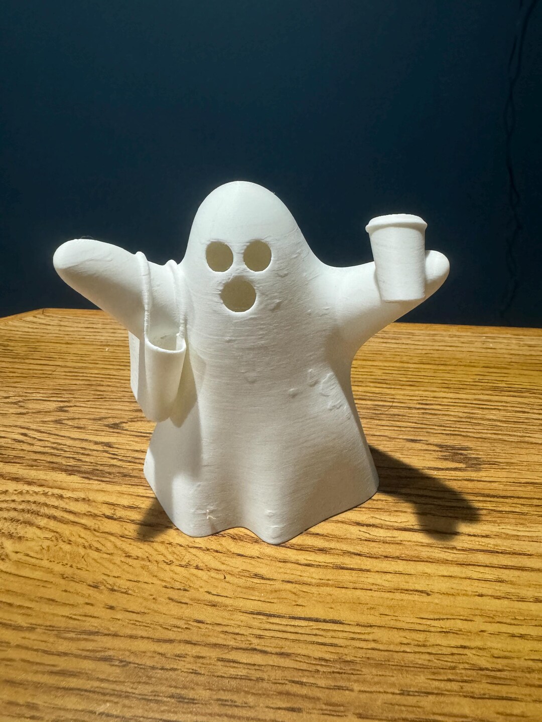 Ghost Tea Light Holder With Purse & Coffee – 3D Printed Halloween Decor ...