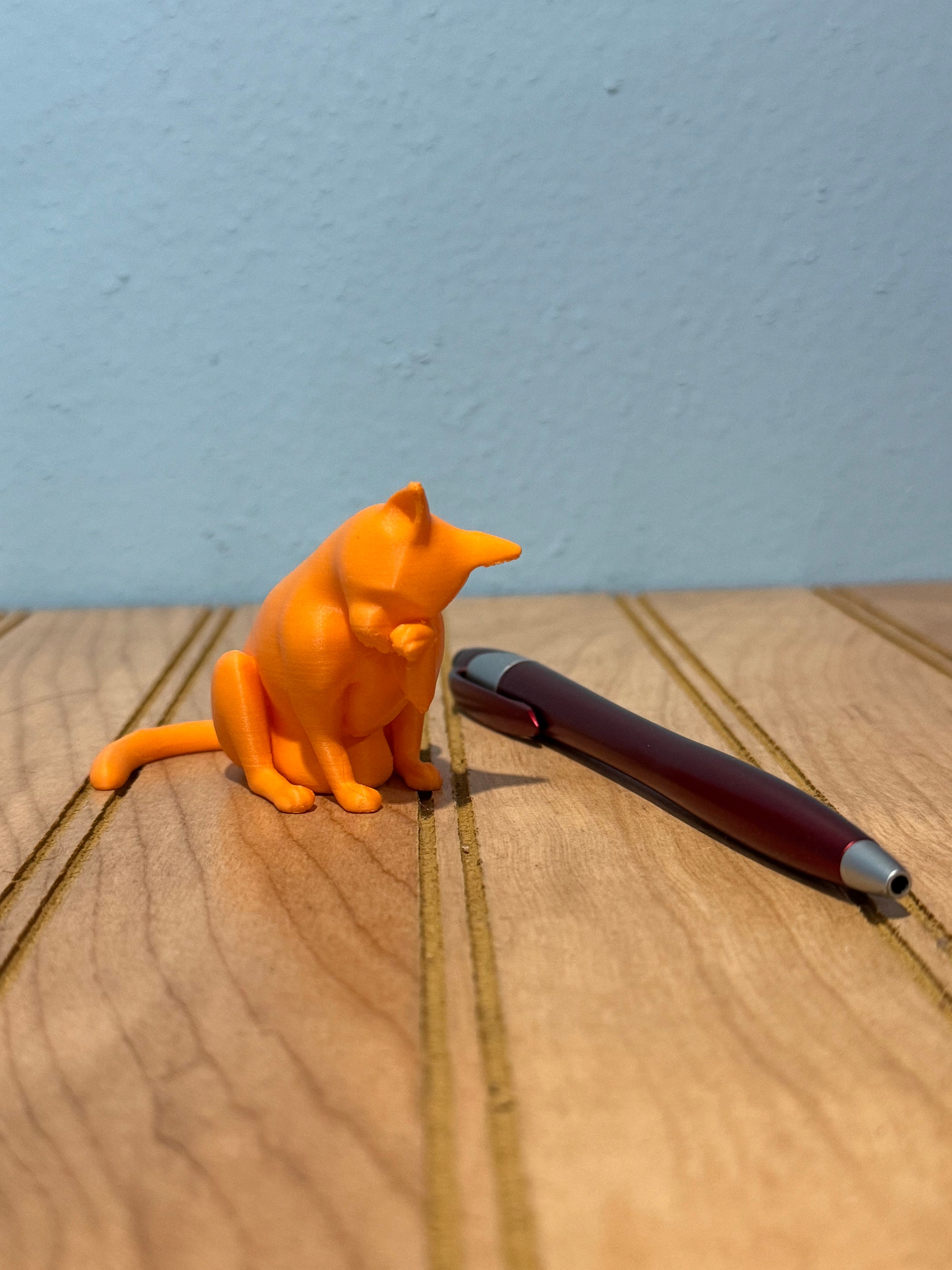 3D Cat Figures - Etsy