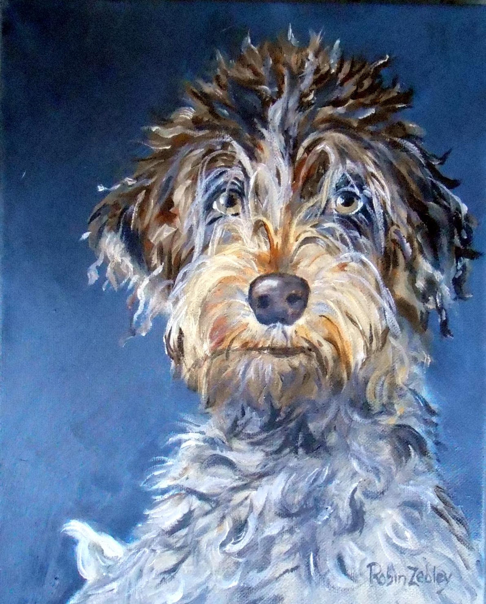 Custom Dog Portrait, Yorkie Art, Custom Pet Portrait Artist Robin ...