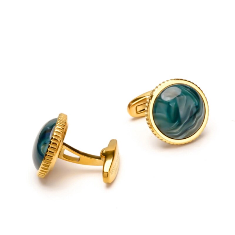 Green Cufflinks - Etsy