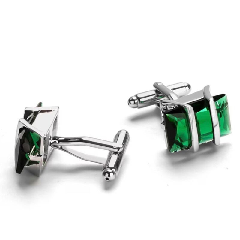 Green Cufflinks - Etsy