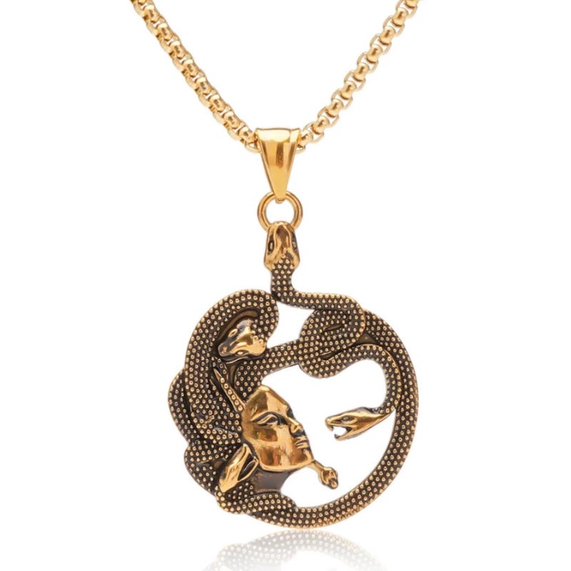 Medusa Mythology Jewelry - Etsy