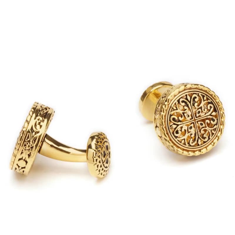Gold Cuff Links - Etsy