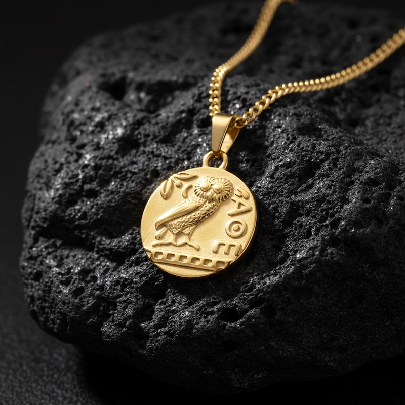 Athena Coin Black - Etsy UK