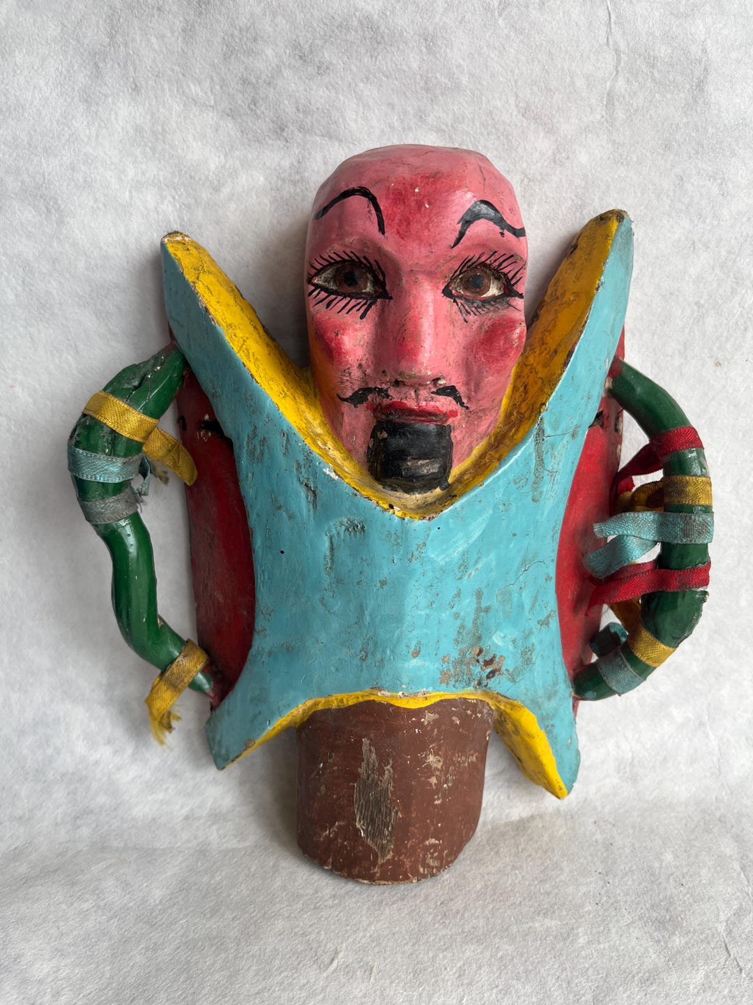 Vintage Mexican Guerrero Mask - Etsy