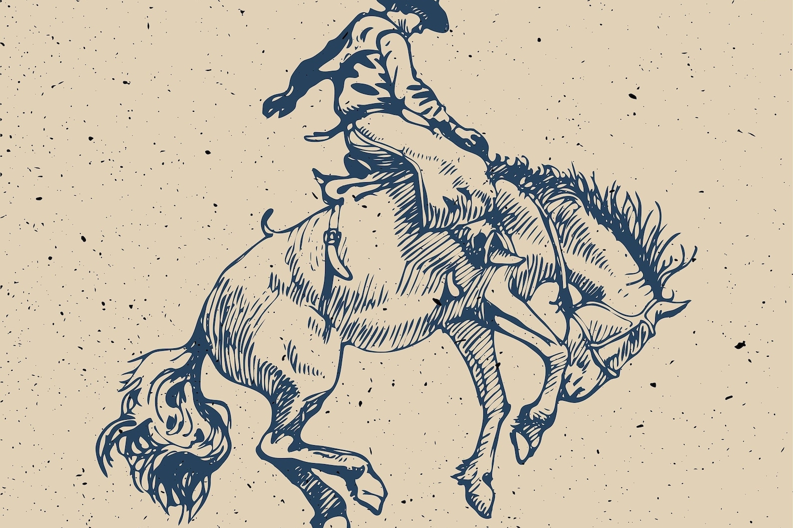 Rodeo Poster, Southwestern Wall Art, Cowboy Print, Western Eclectic ...