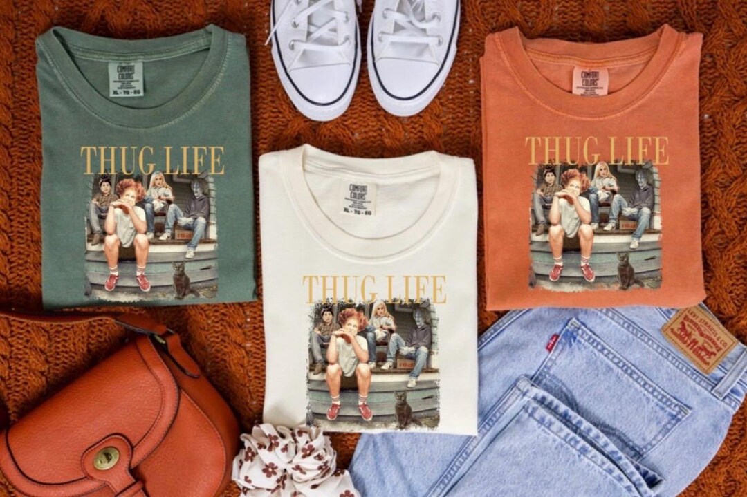 Hocus Pocus Thug Life, Comfort Colors, Hocus Pocus, Thug Life - Etsy