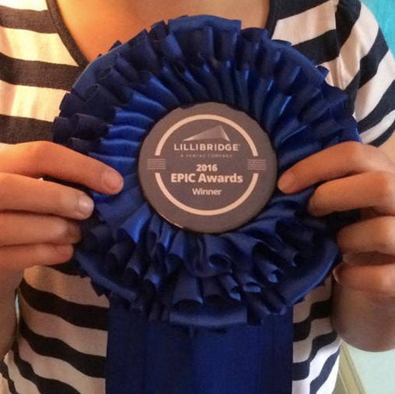 Giant Size Personalized Award Ribbon Custom Printed Metal | Etsy