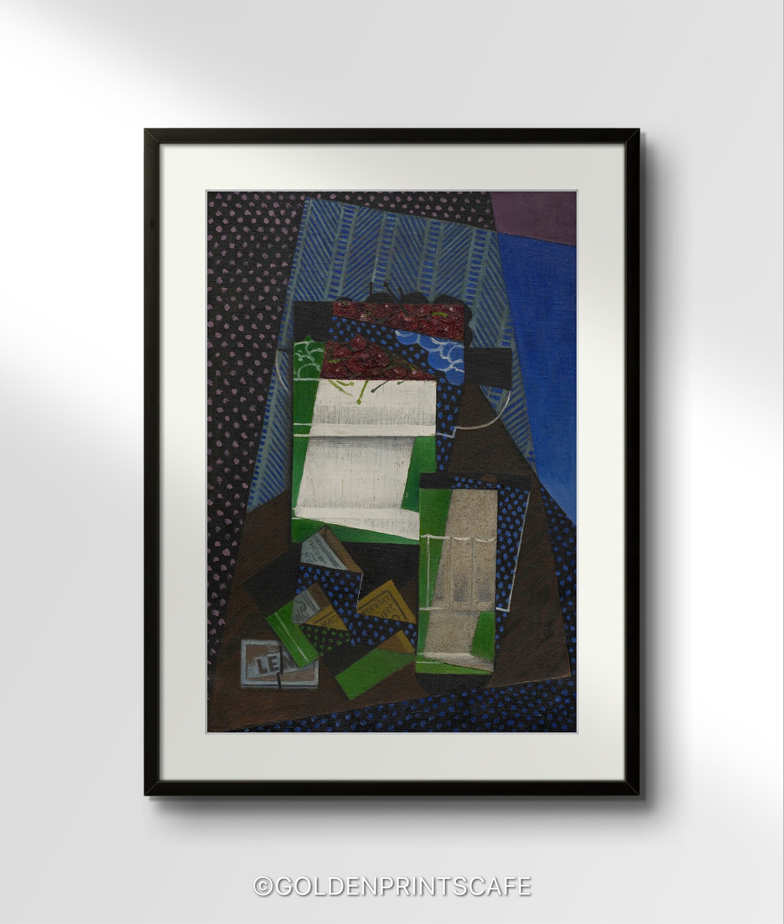 Printable Art⎜cherries (1915) Juan Gris⎜vintage Painting⎜wall Art ...