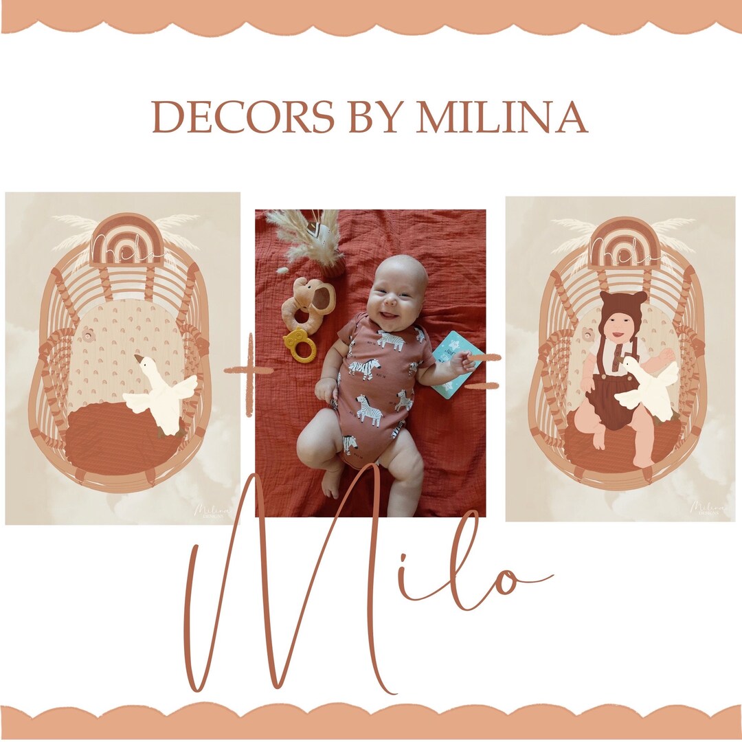Milo Decor: Illustration to Personalize - Etsy