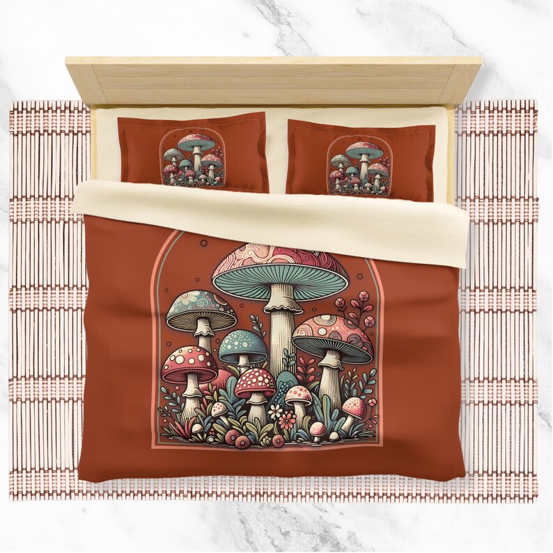 Duvet Cover Set King Queen Twin XL Cottage Core Comforter and Matching ...