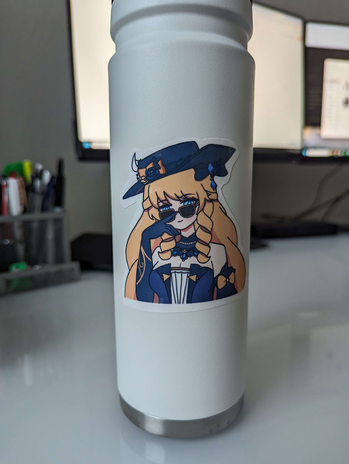 Genshin Impact Vinyl Stickers Navia, Furina, Charlotte - Etsy