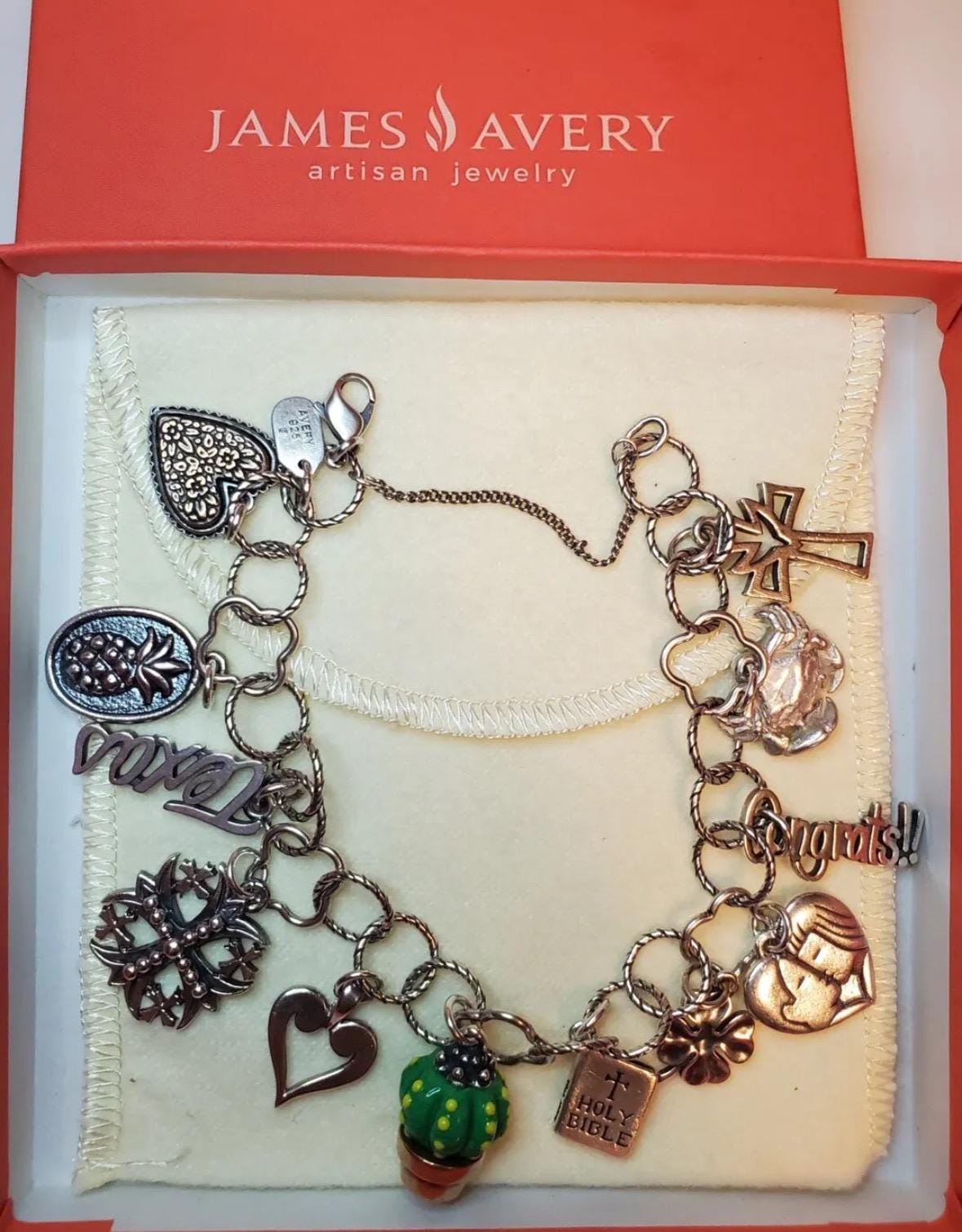 James Avery Charm Bracelet - Etsy
