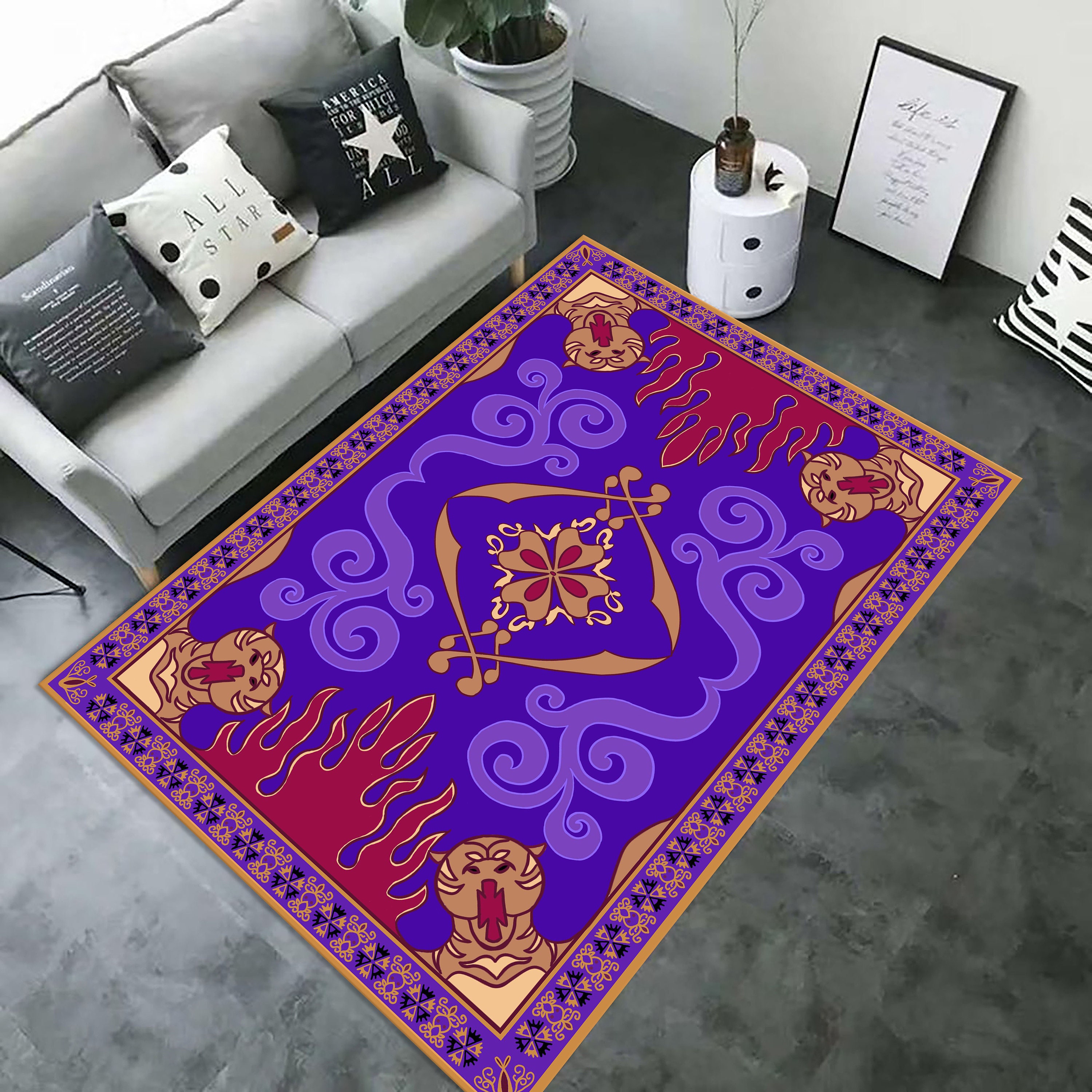 Aladdin's Magic Rug, Aladdin's Rug, Cartoon Themed Rugs, Popular Carpet ...