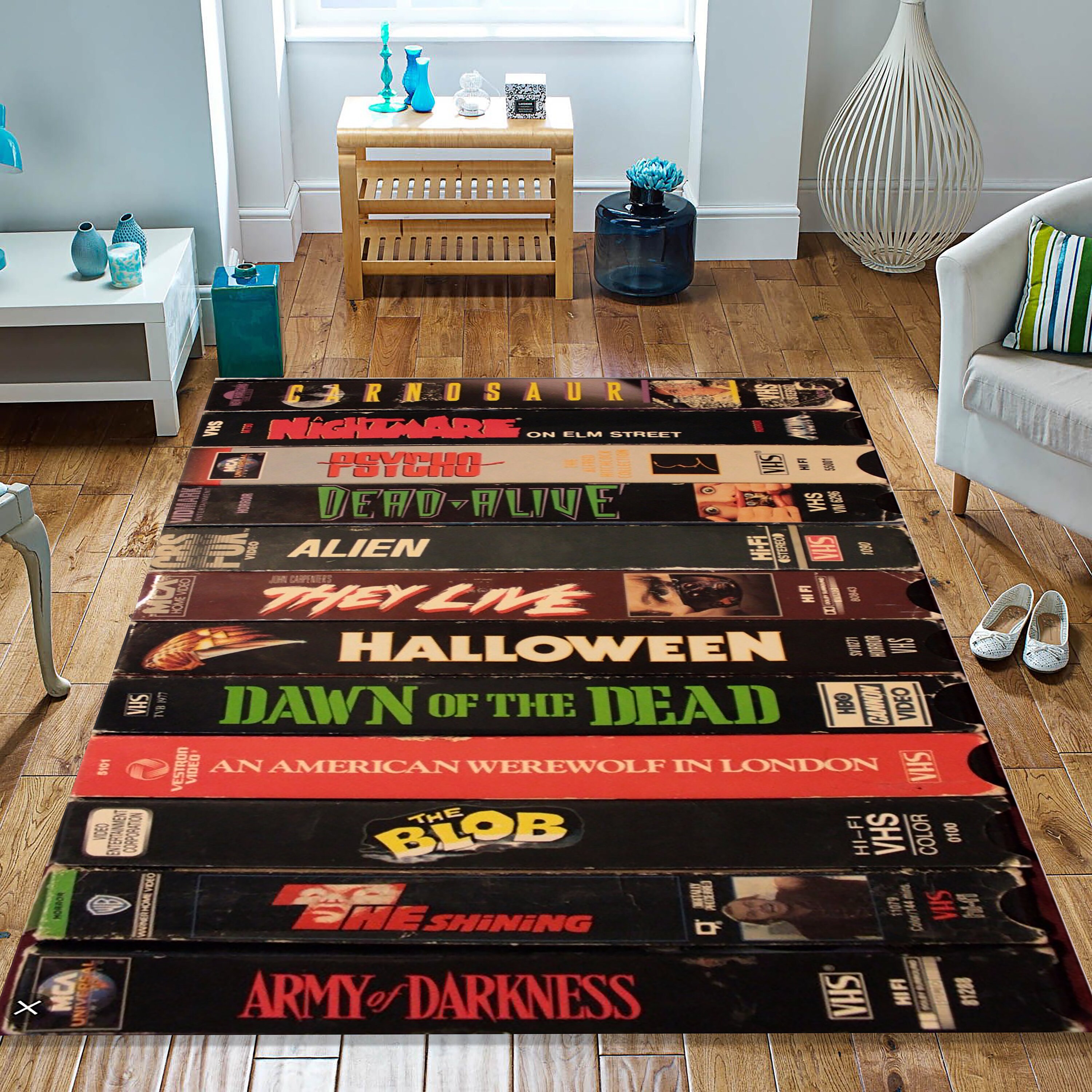 Vhs Case Rug-vhs Tapes, Vhs Box-vhs Nostalgic-retro Art-classic ...