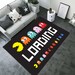 Pacman Printed Carpet, Gamer Carpet, Loandin Printed Carpet, Gamer ...