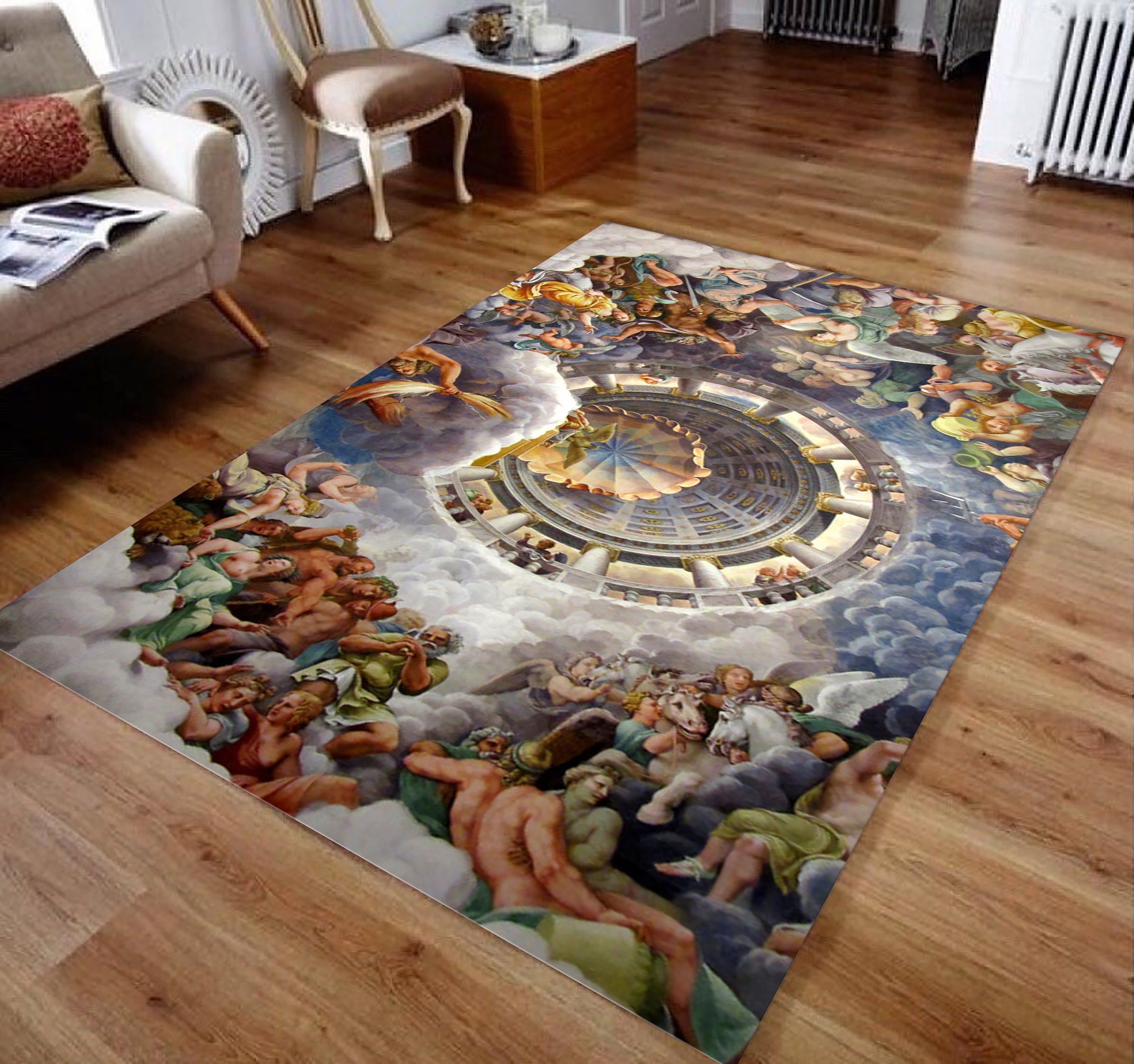 Greek Gods Printed Rug, Greek Mythology, Ancient Greece, Carpet for ...