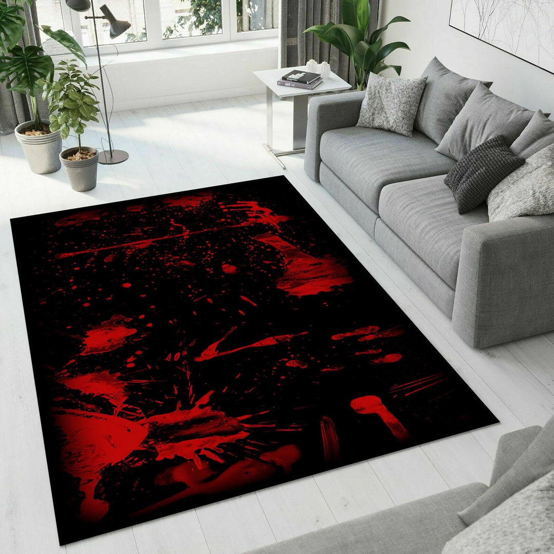 Horror Rug , Horror Movie, Flannel Soft Carpets ,for Living Room ...