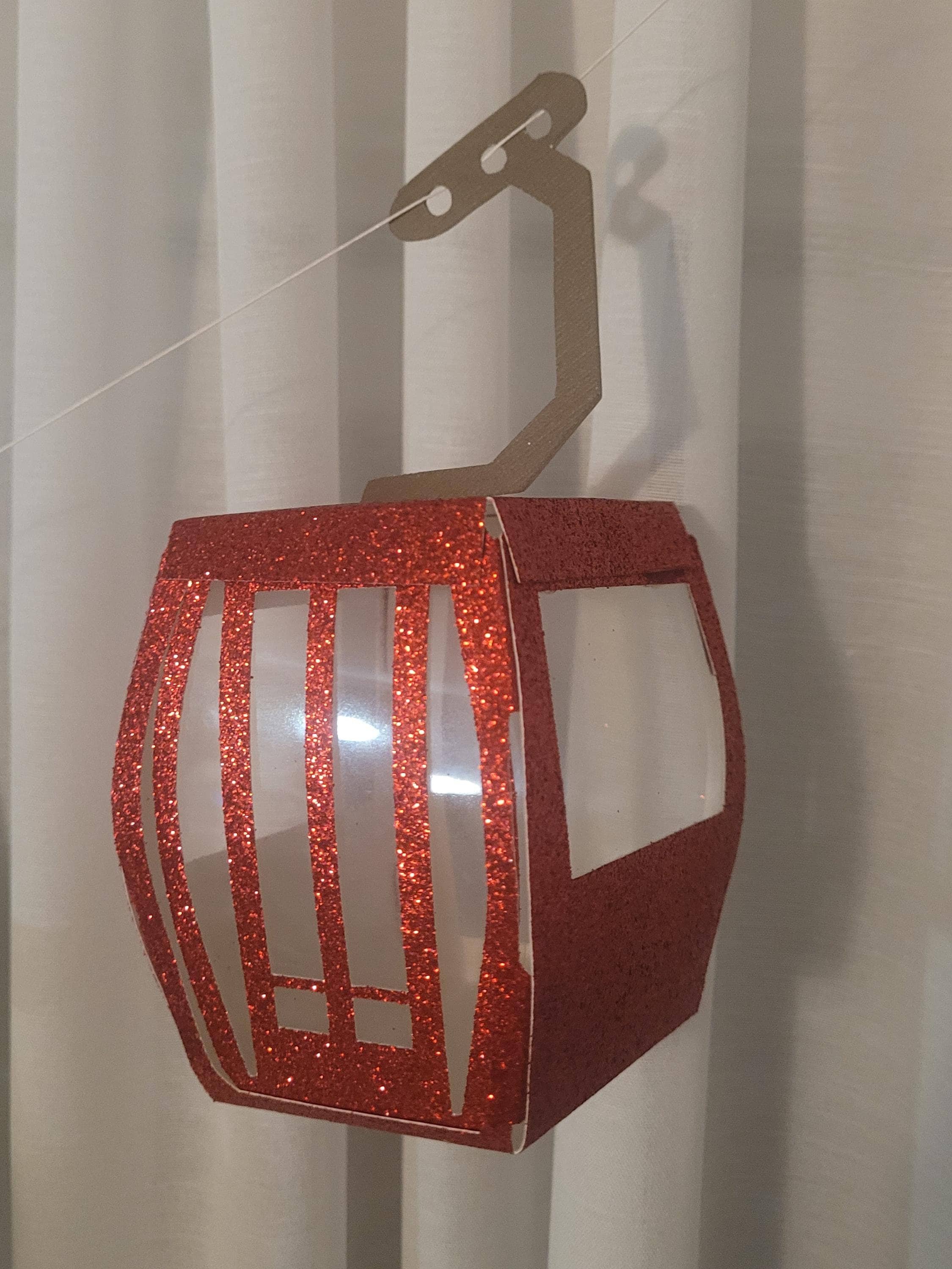 Ski Gondola 3D Papercraft for Garlands or Ornaments - Etsy