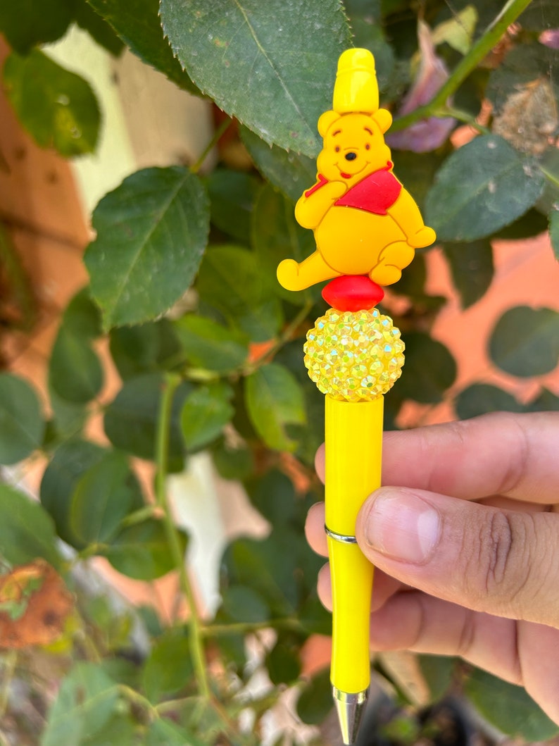 Pooh & Friends Beaded Pen|handmade Character Pen With Refill| - Etsy