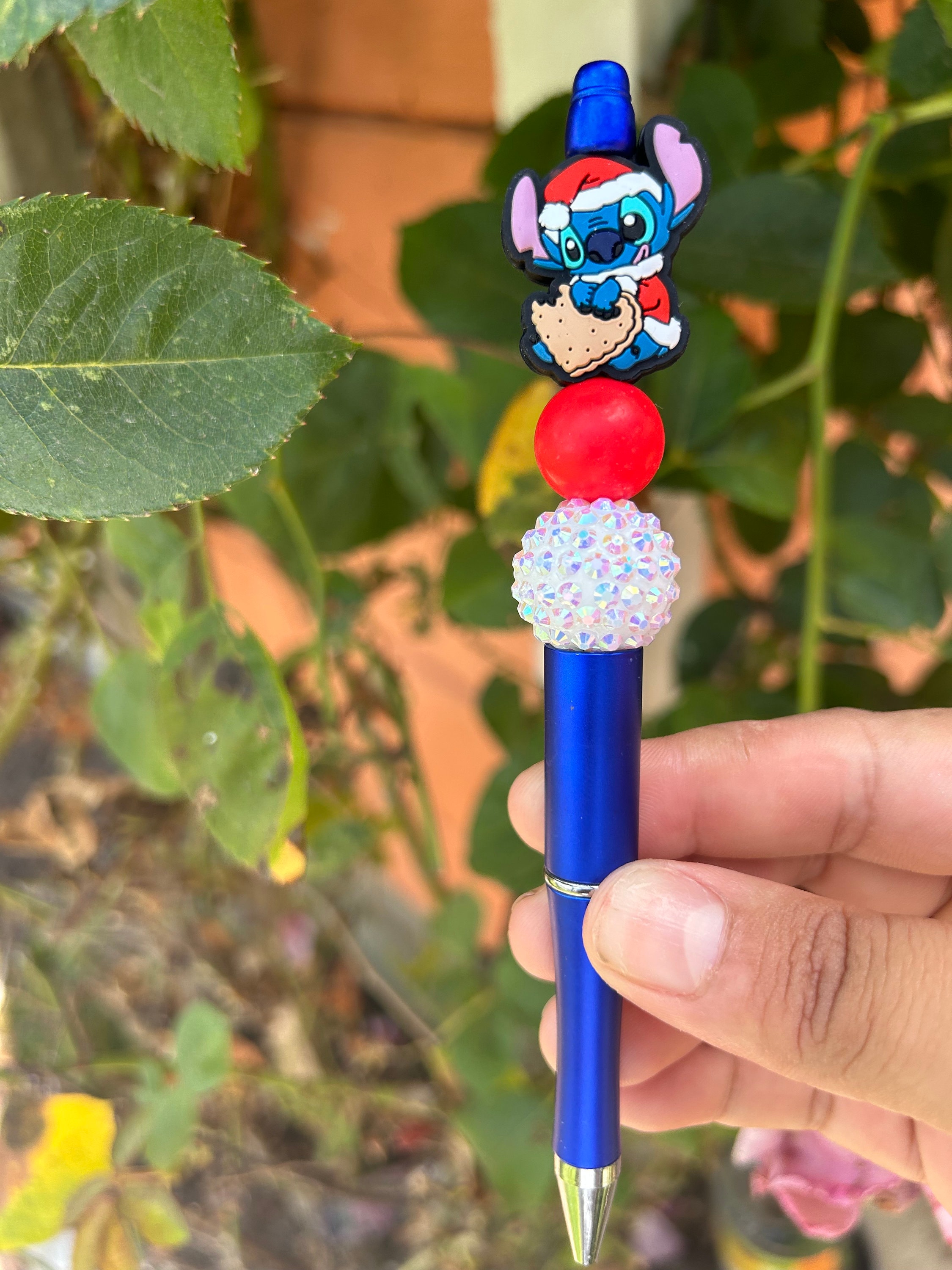 Blue Allien Guy Beaded Pens|custom Blue Allien Guy Beaded Pens ...