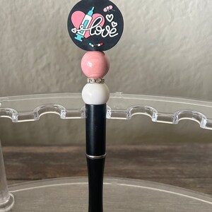 Nurse Beaded Pen|silicone Beaded Pen|beaded Pen|scrub Life Pen|nurse ...