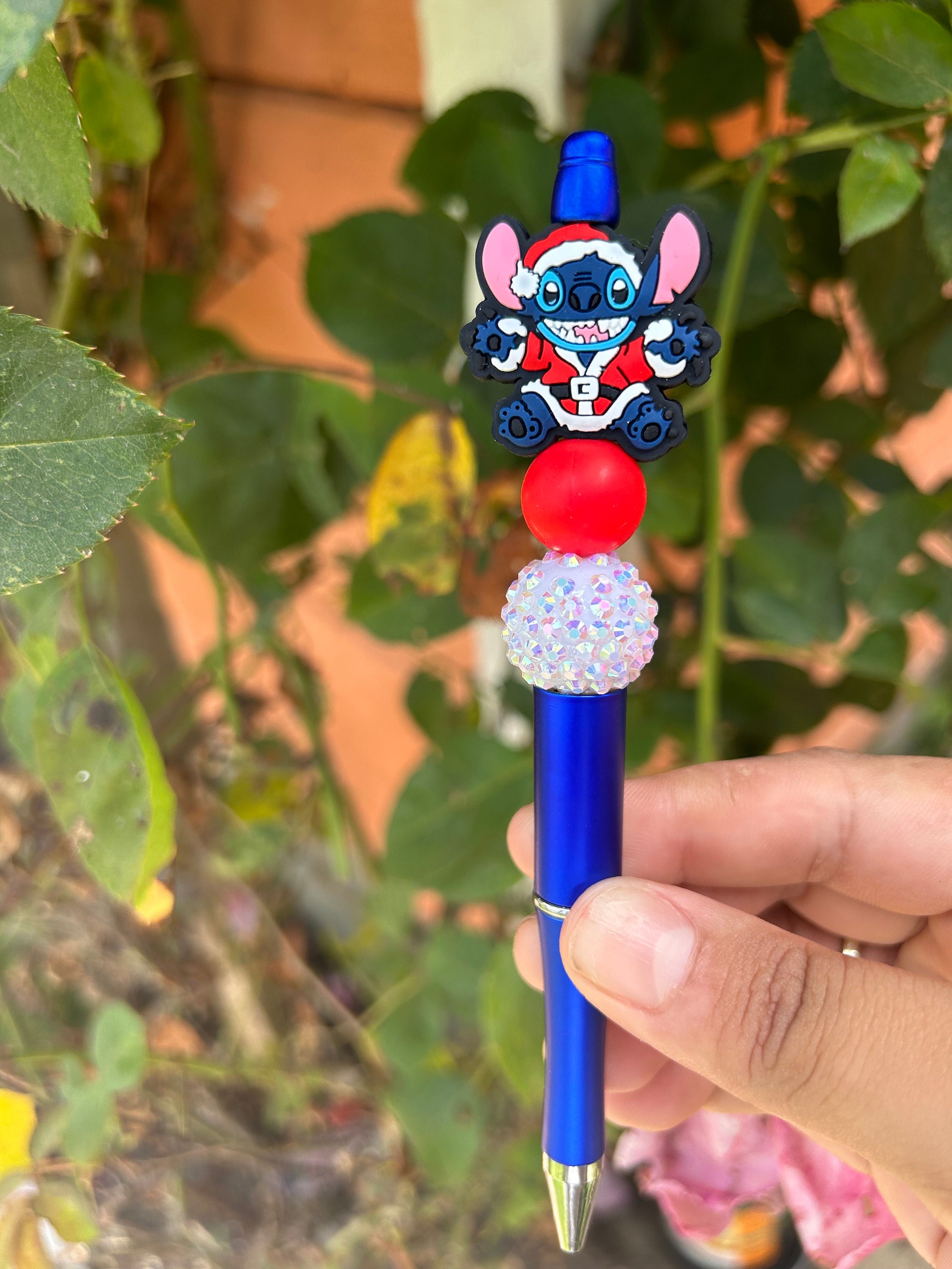 Blue Allien Guy Beaded Pens|custom Blue Allien Guy Beaded Pens ...