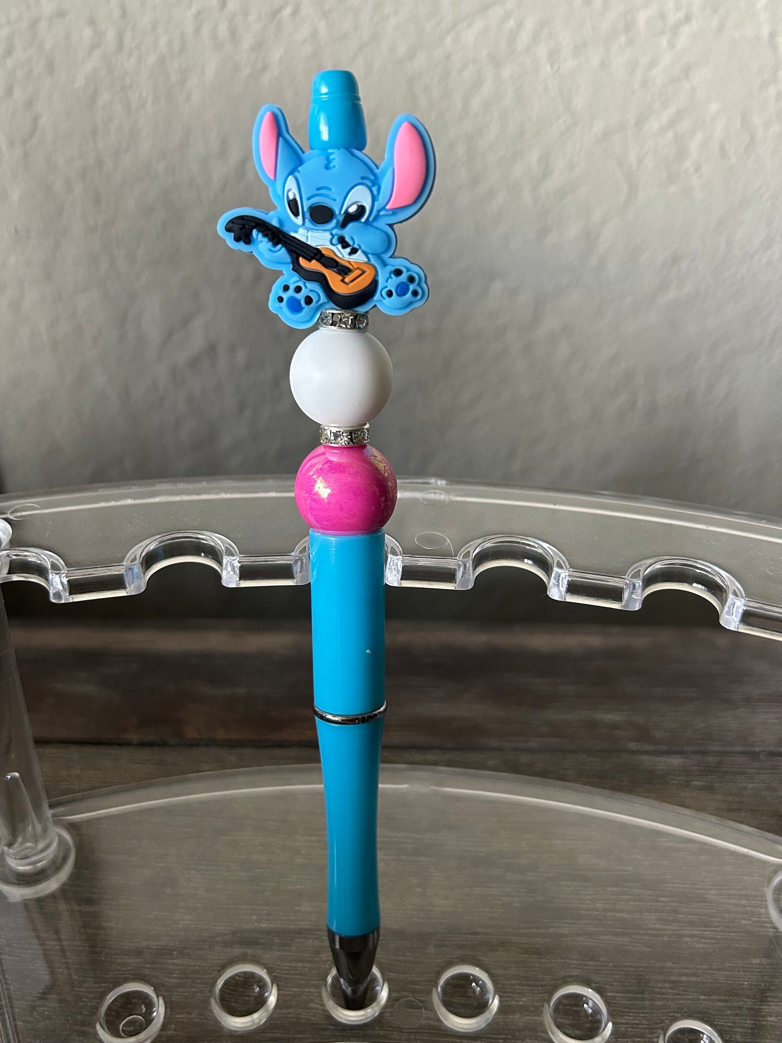 Blue Allien Guy Beaded Pens|custom Blue Allien Guy Beaded Pens ...