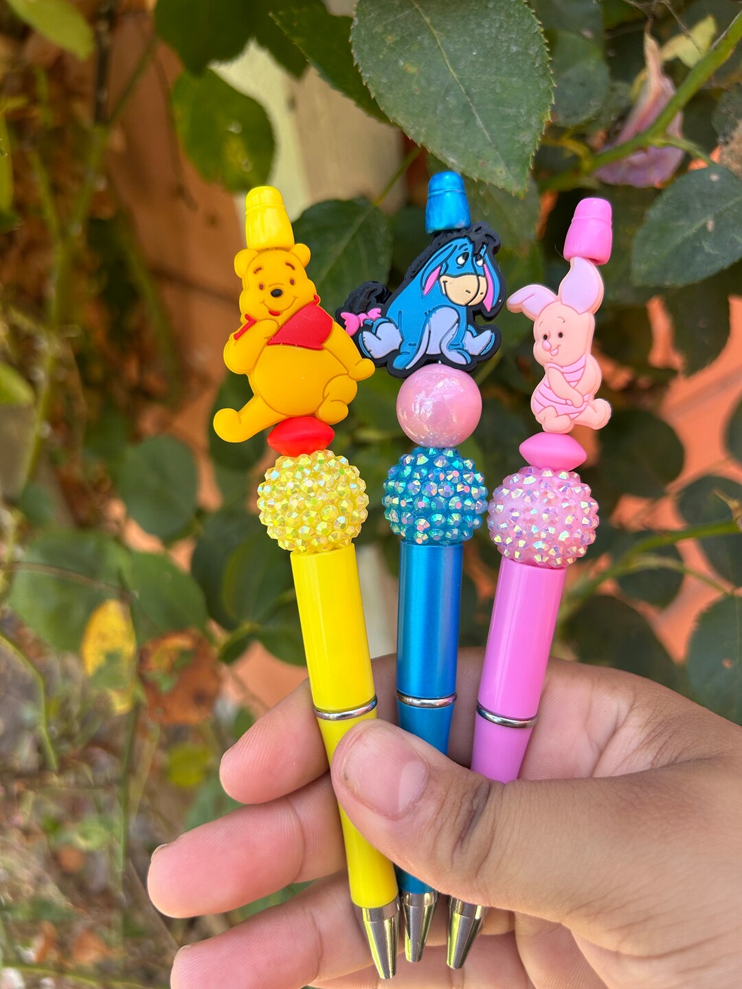 Pooh & Friends Beaded Pen|handmade Character Pen With Refill| - Etsy