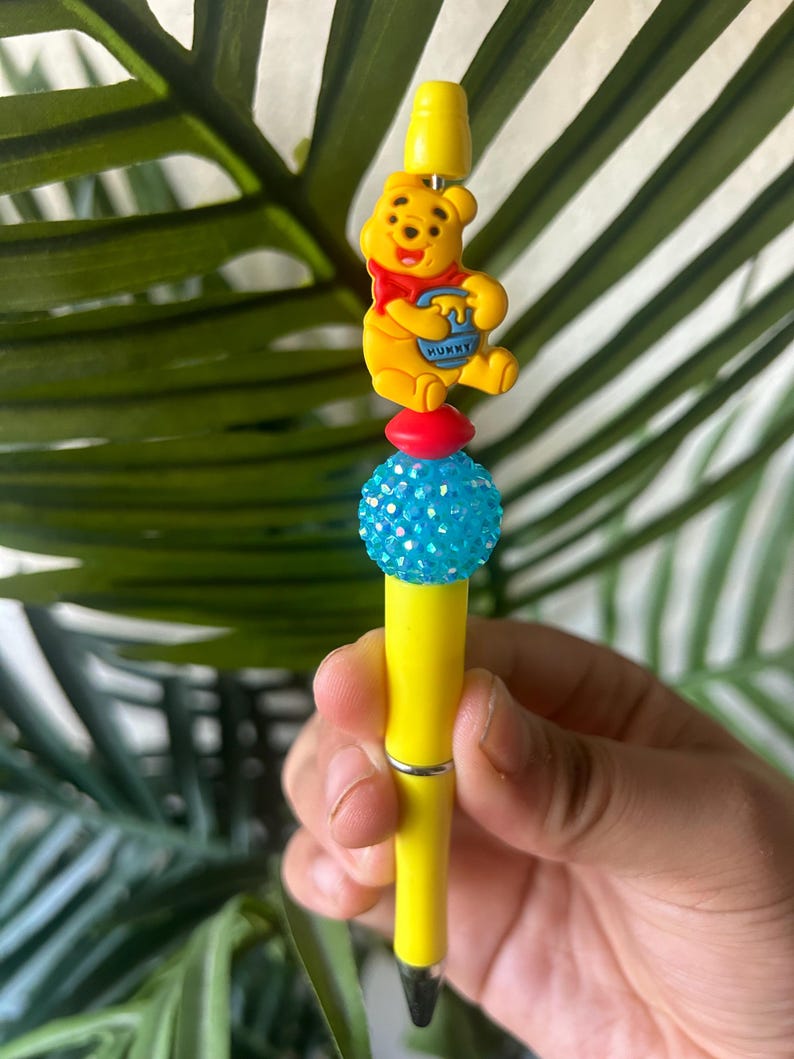 Pooh & Friends Beaded Pen|handmade Character Pen With Refill| - Etsy