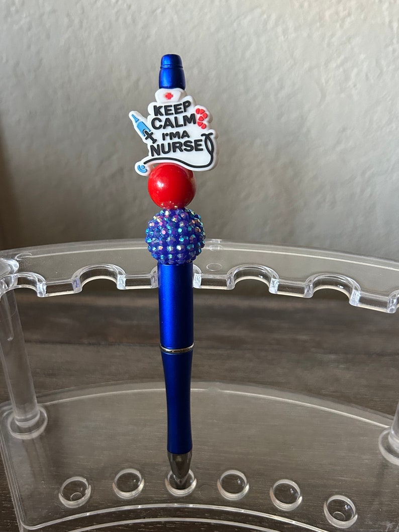 Nurse Beaded Pen|silicone Beaded Pen|scrub Life|nurse Gifts|custom ...