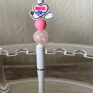 Nurse Beaded Pen|silicone Beaded Pen|beaded Pen|scrub Life Pen|nurse ...