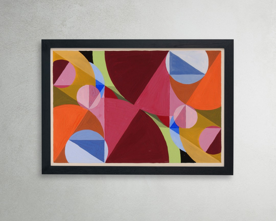 Joseph Schillinger Painting Print | Area Broken by Perpendiculars (ca ...