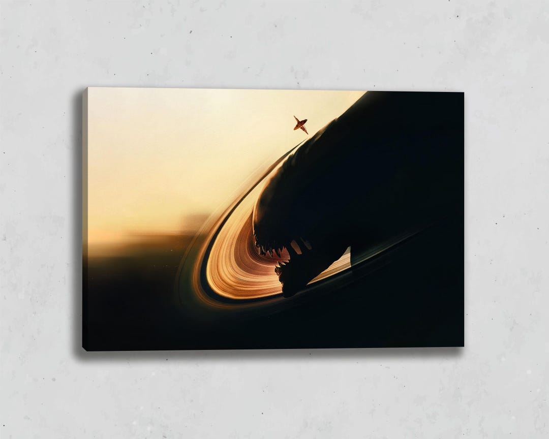 Alien Canvas Wall Art Xenomorph Poster Print Movie Gift for Him, Her ...