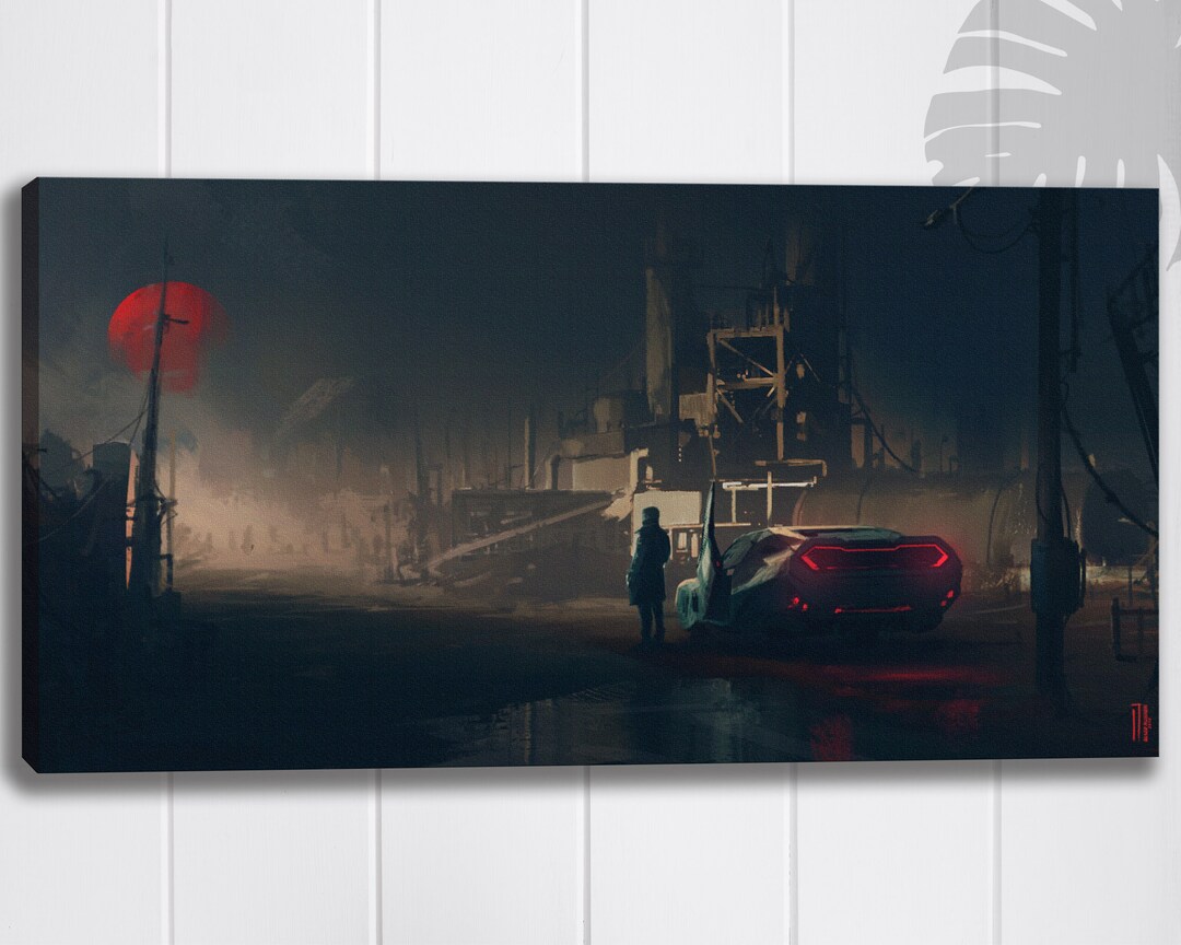 Blade Runner Wall Art | Blade Runner 2049 Spinner Poster 5 Piece of ...