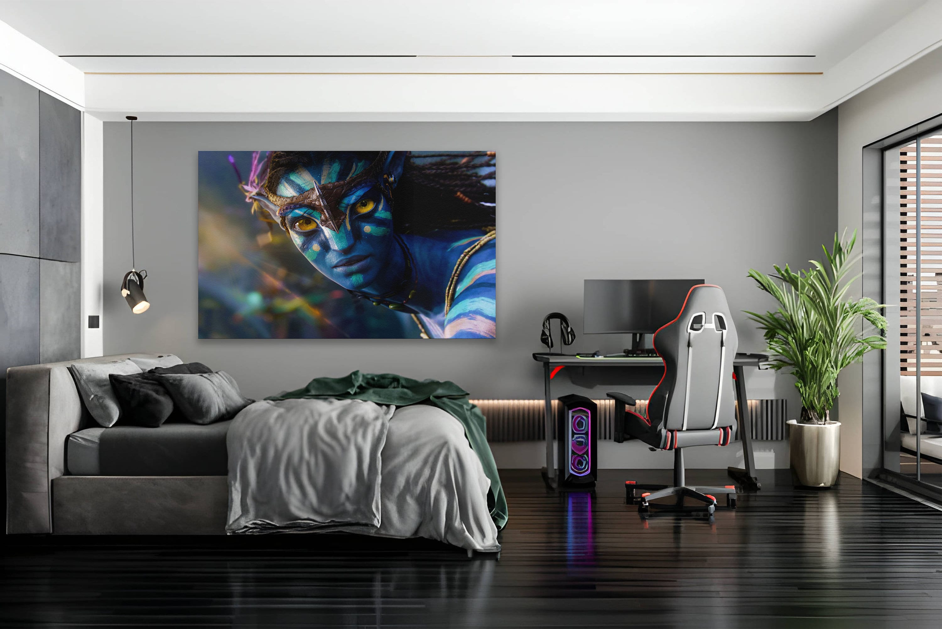 Avatar Movie Wall Art | the Way of Water Poster Print | Neytiri Potrait ...