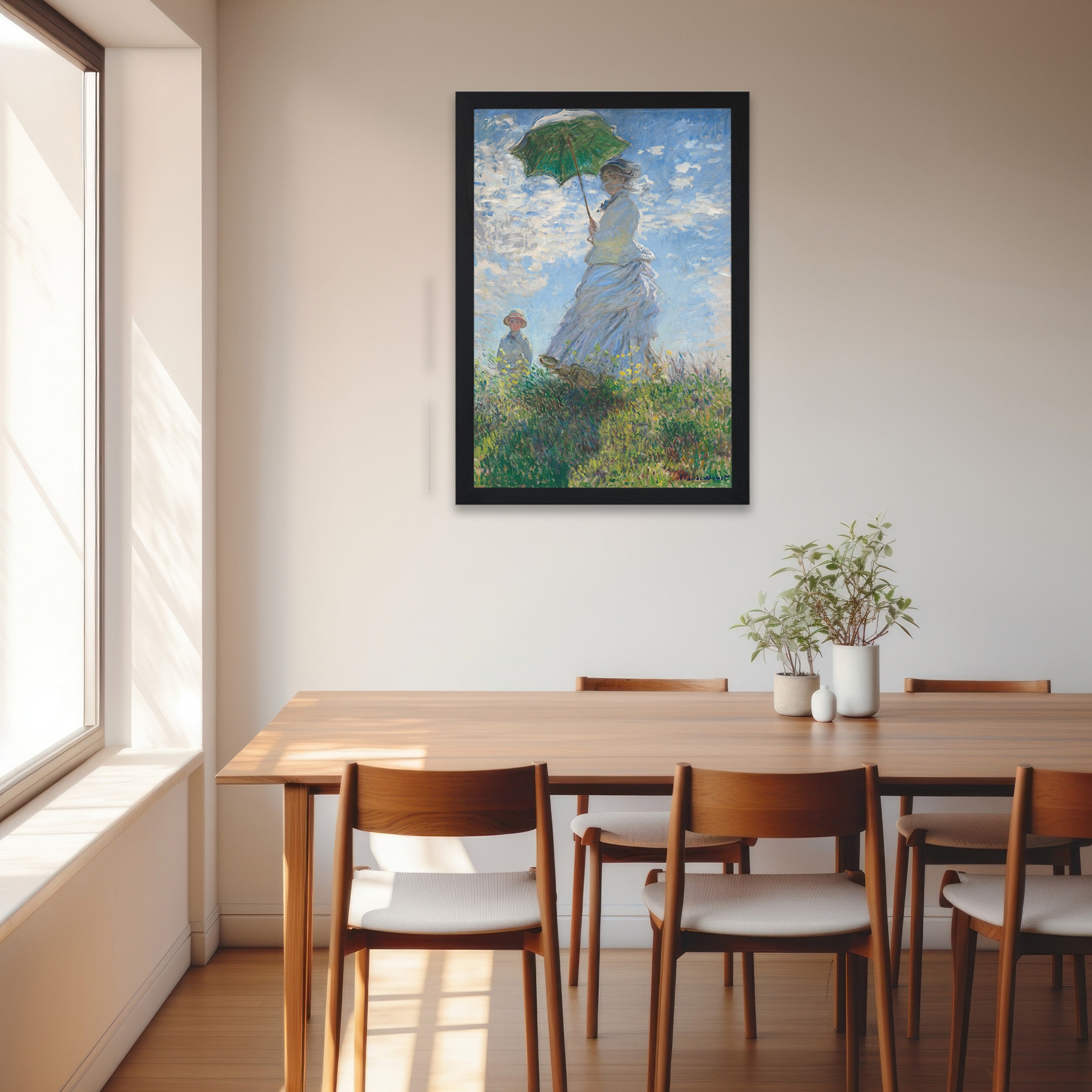 Madame Monet and Her Son Wall Art Famous Art Poster Claude Monet Art ...