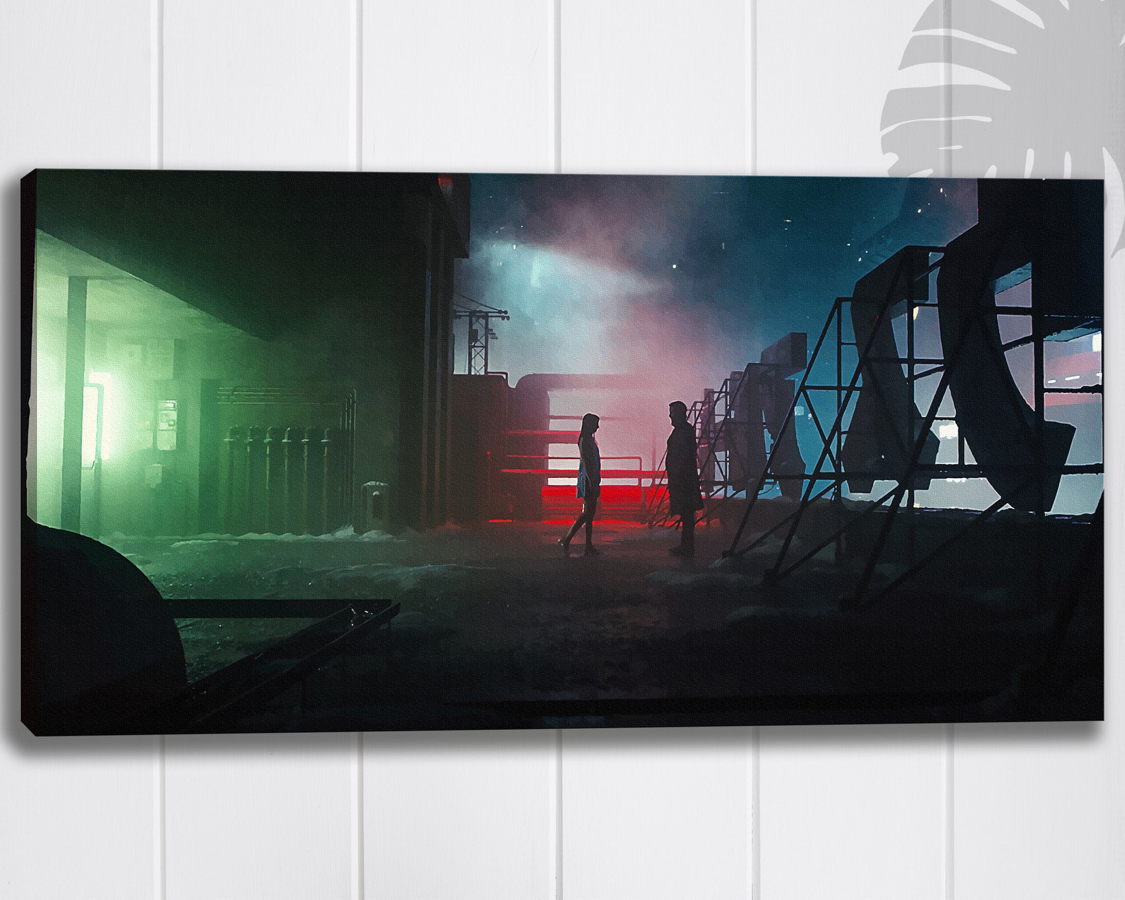 Blade Runner 2049 5 Piece Canvas Art | Officer K and Joi Wall Art | Sci ...
