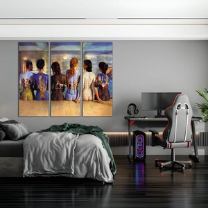 Pink Floyd Iconic Canvas Wall Art | Girls by the Pool Album Cover ...