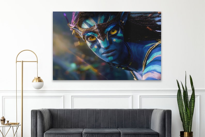 Avatar Movie Wall Art | the Way of Water Poster Print | Neytiri Potrait ...