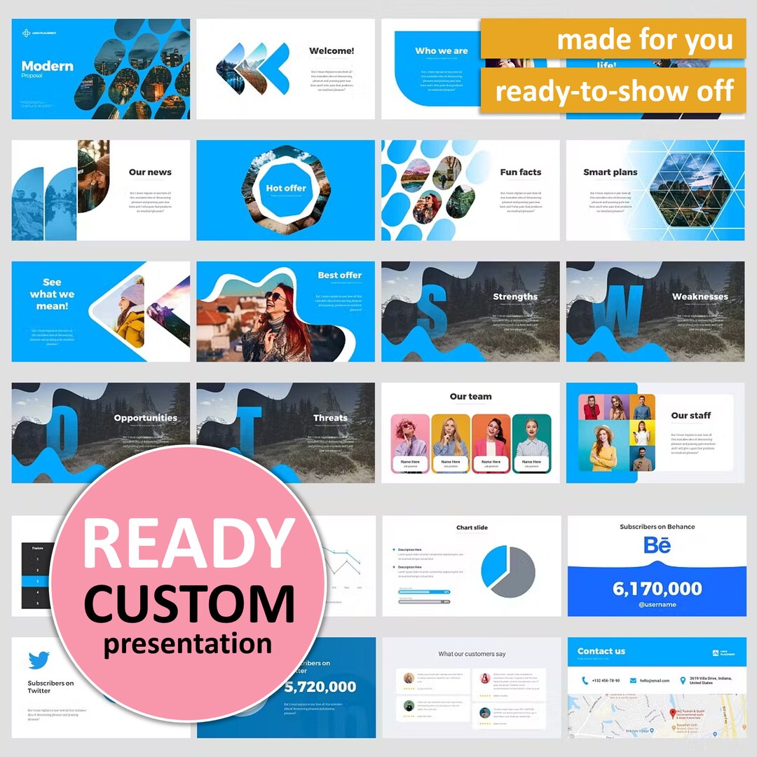 Ready Presentation Custom Layout Fully Eddited With Custom Data - Etsy