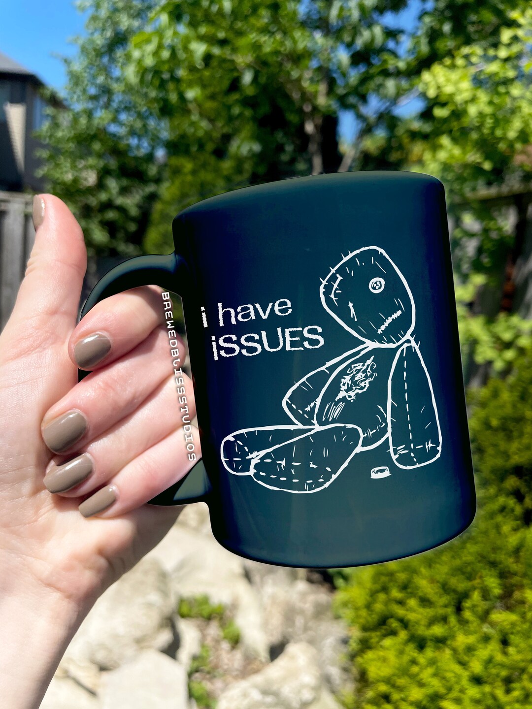 Korn Issues I Have Issues Doll Korn Mug, 11oz Alt, Grunge, Goth, Rock ...