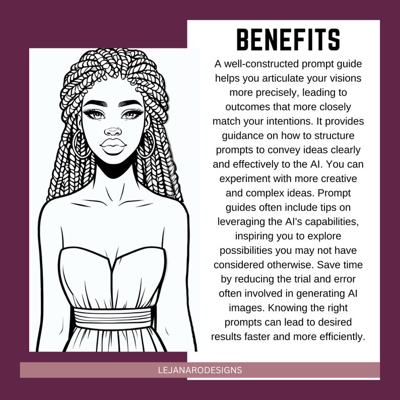 DALLE Prompt Guide African American Coloring Pages Custom GPT Included ...