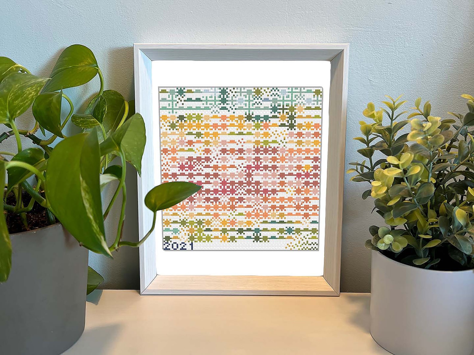 Annual Weather Chart Cross Stitch Pattern - Instant Pdf Download - Etsy