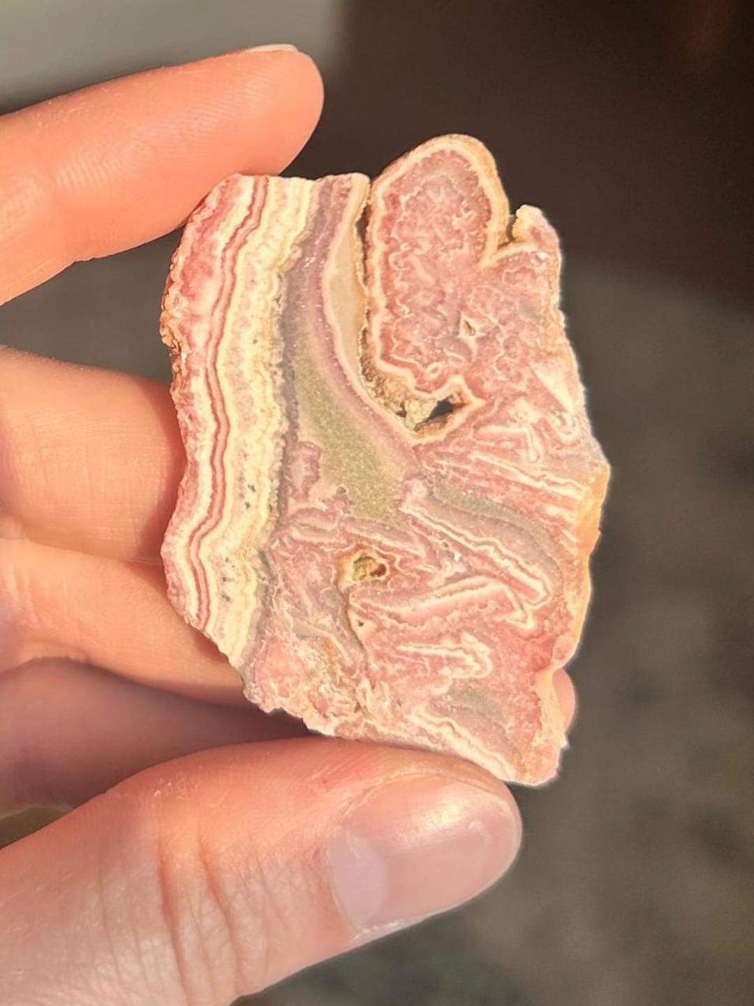 Beautiful Rhodochrosite Slab ~ High Quality Rhodochrosite Slice ...