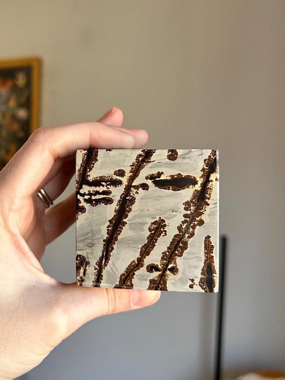 Gorgeous Picture Jasper Cube ~ High Quality Picture Jasper Carving ...