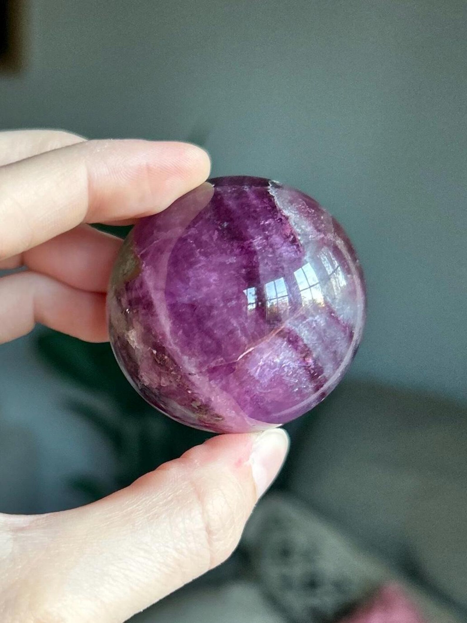Amazing Quality Candy Fluorite Sphere ~ Stunning Candy Fluorite Sphere ...